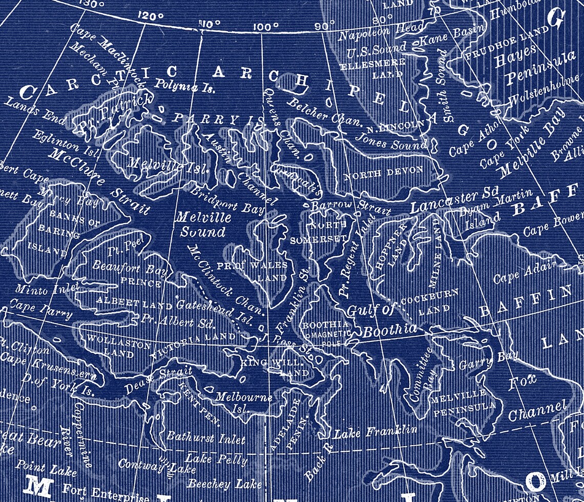 1887 North America Map Reprint Vintage North America Map - Etsy