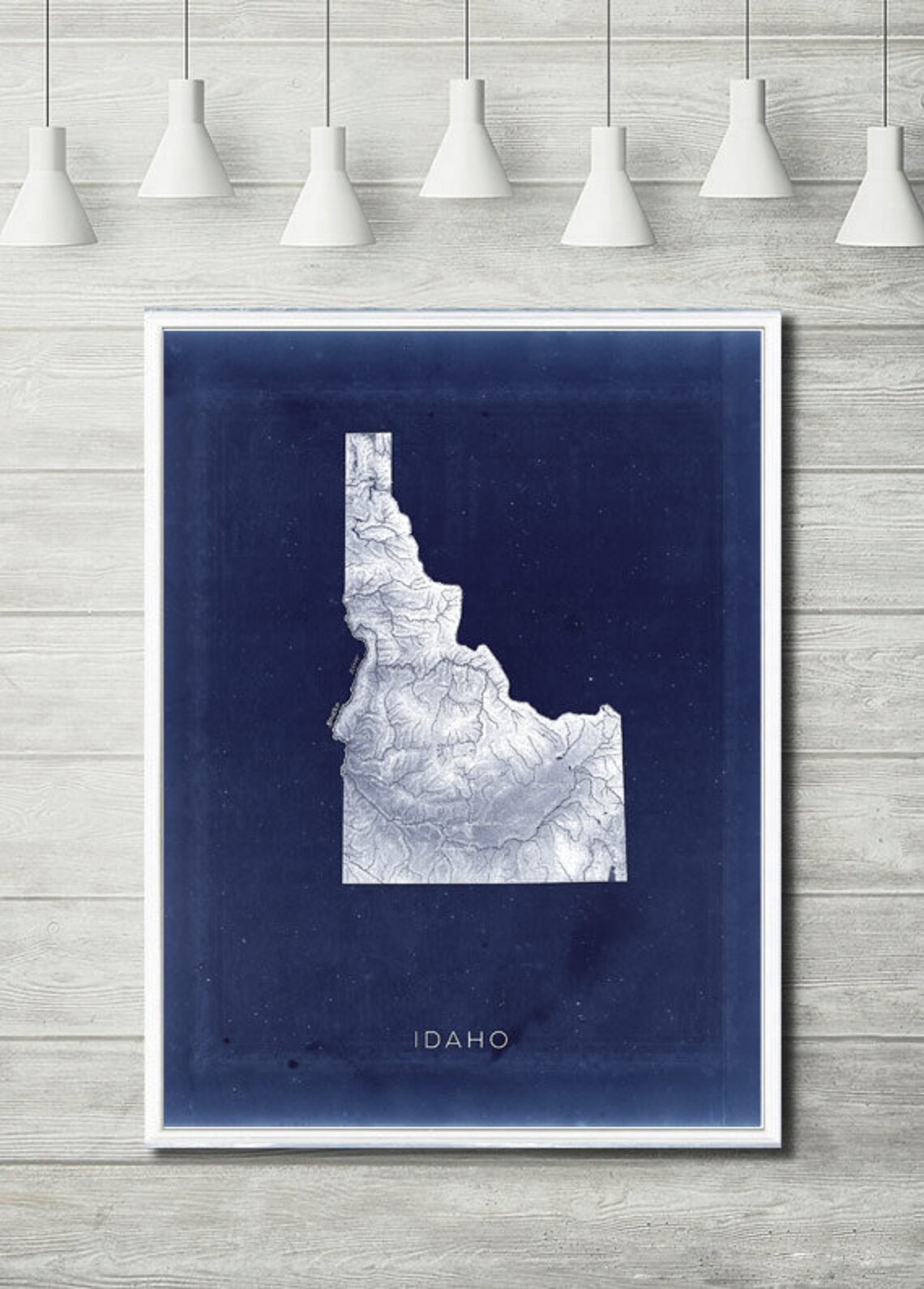 Idaho Relief Map Reprint Vintage Idaho Map Reprint 6 - Etsy