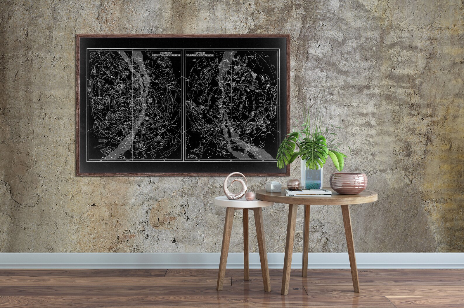 1898 Star Charts Reprint, Victorian Astronomy and Astrology Map Reprint ...