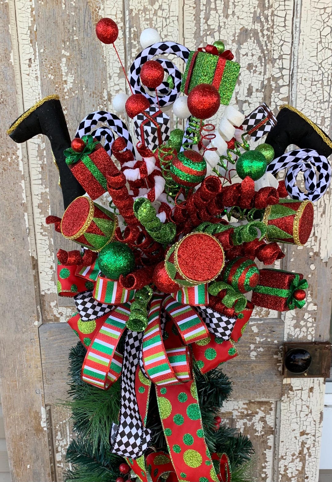 Christmas Nutcracker Tree Topper Christmas Tree Topper Christmas Tree ...