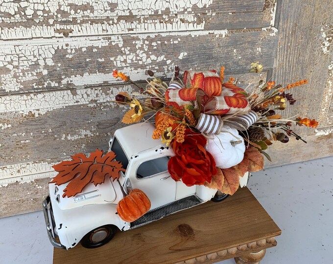Fall Truck Centerpiece Fall Truck Décor Fall Table Decor Fall ...