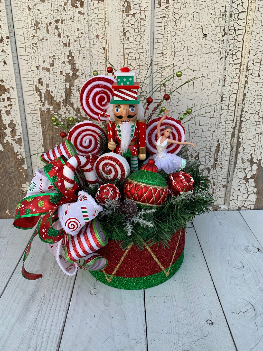 Christmas Nutcracker Centerpiece Christmas Nutcracker Table Décor ...