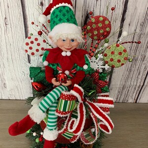 Christmas Elf Centerpiece Christmas Table Decor Centerpiece Christmas ...