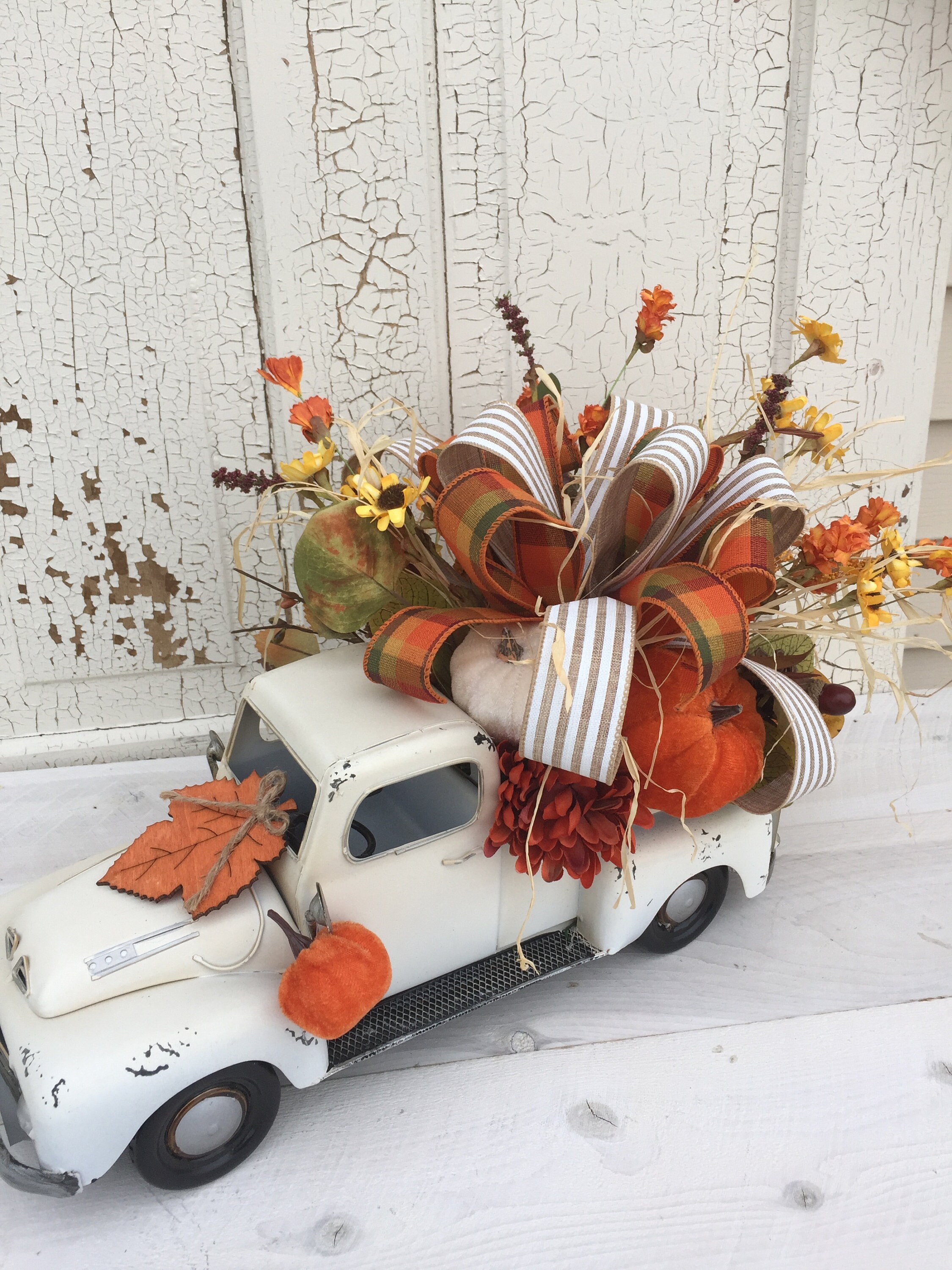 Fall Truck Centerpiece Fall Truck Décor Fall Table Decor Fall | Etsy