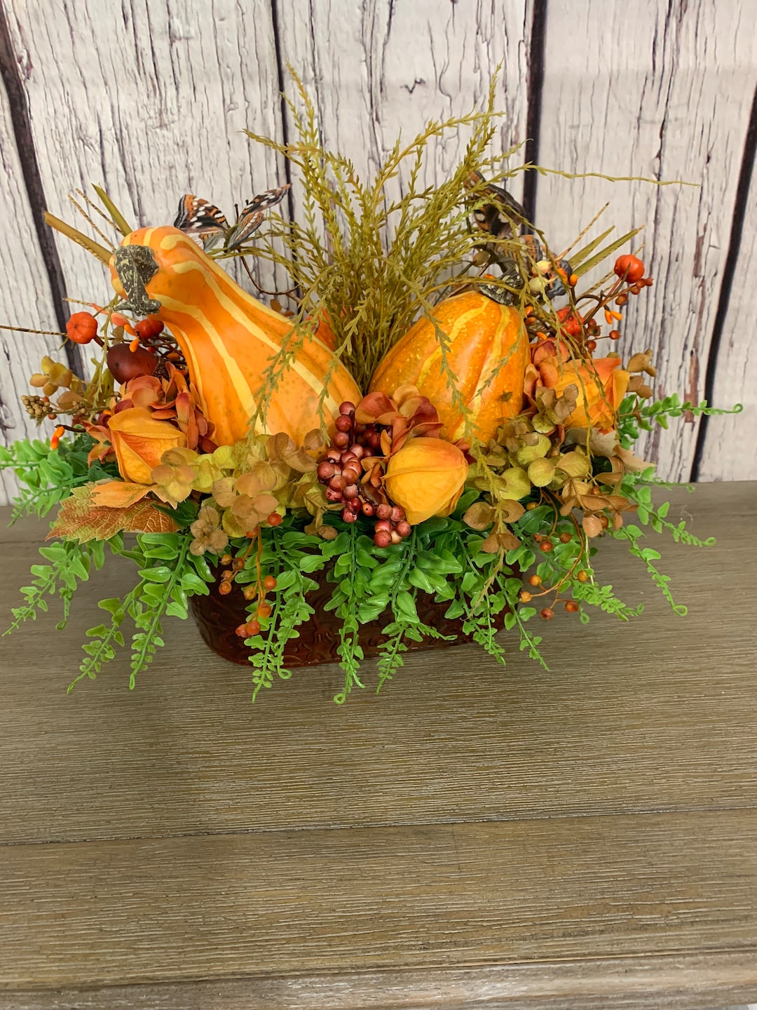 Fall Centerpiece Fall Decor for Table Fall Floral Arrangement Fall ...
