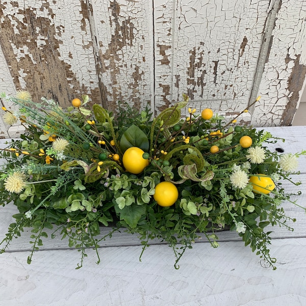 Lemon Centerpiece - Etsy