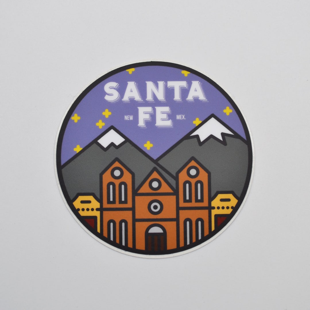 Santa Fe Retro - Sticker - Etsy