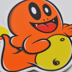 Charmander Scary Gary - Sticker - Etsy