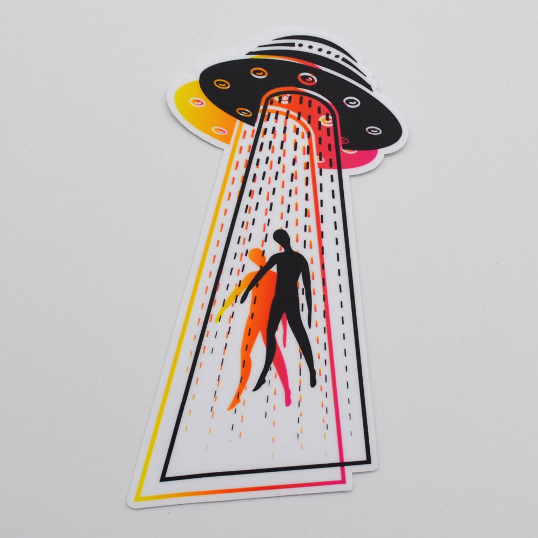 Alien Abduction Beam - Sticker - Etsy