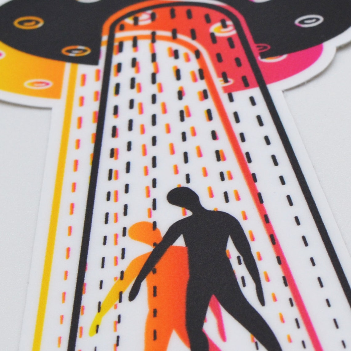Alien Abduction Beam - Sticker - Etsy