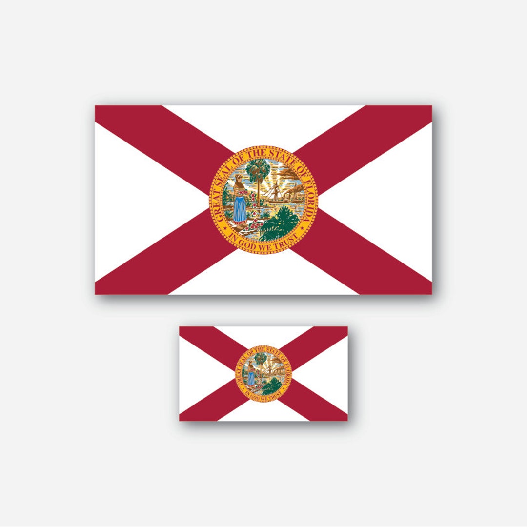 Florida Flag - Sticker - Etsy