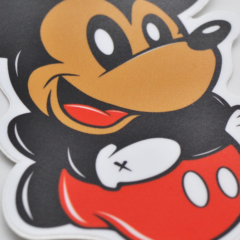 Scary Gary mickey Sticker - Etsy