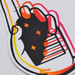Hand of Stars - Sticker - Etsy