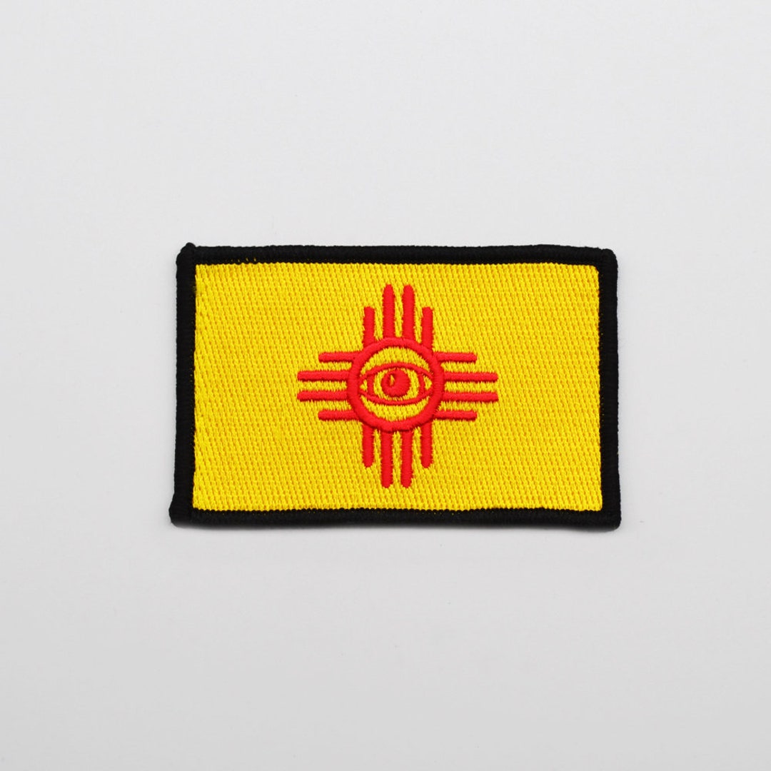 Eye Zia Flag - Embroidered Patch - Etsy
