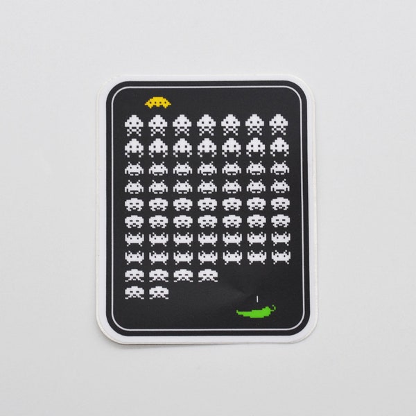 Space Invader Sticker - Etsy