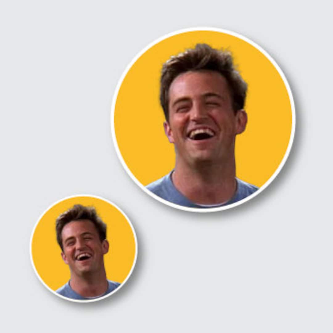 Happy Chandler (matthew Perry) - Sticker - Etsy