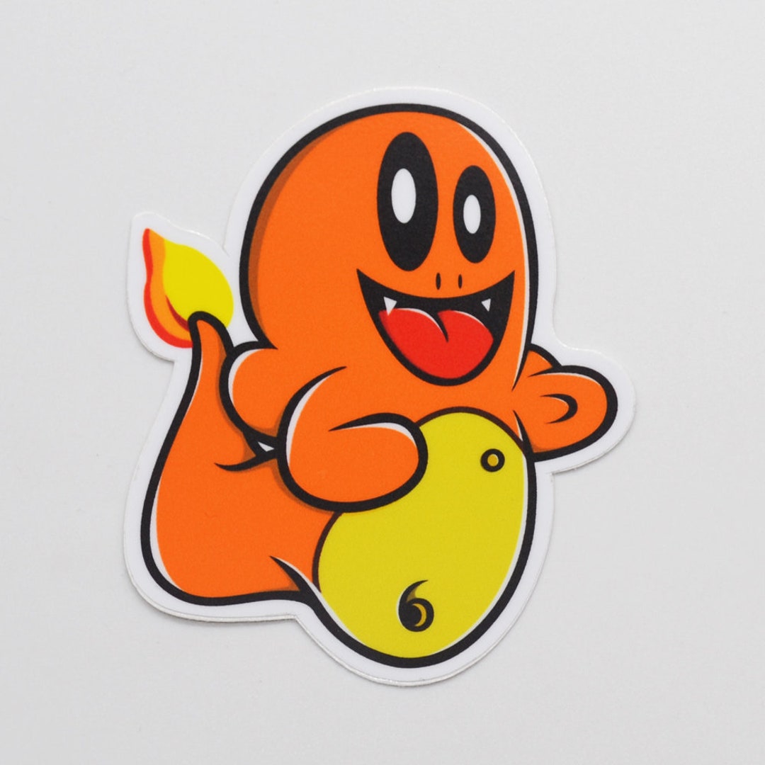 Charmander Scary Gary - Sticker - Etsy