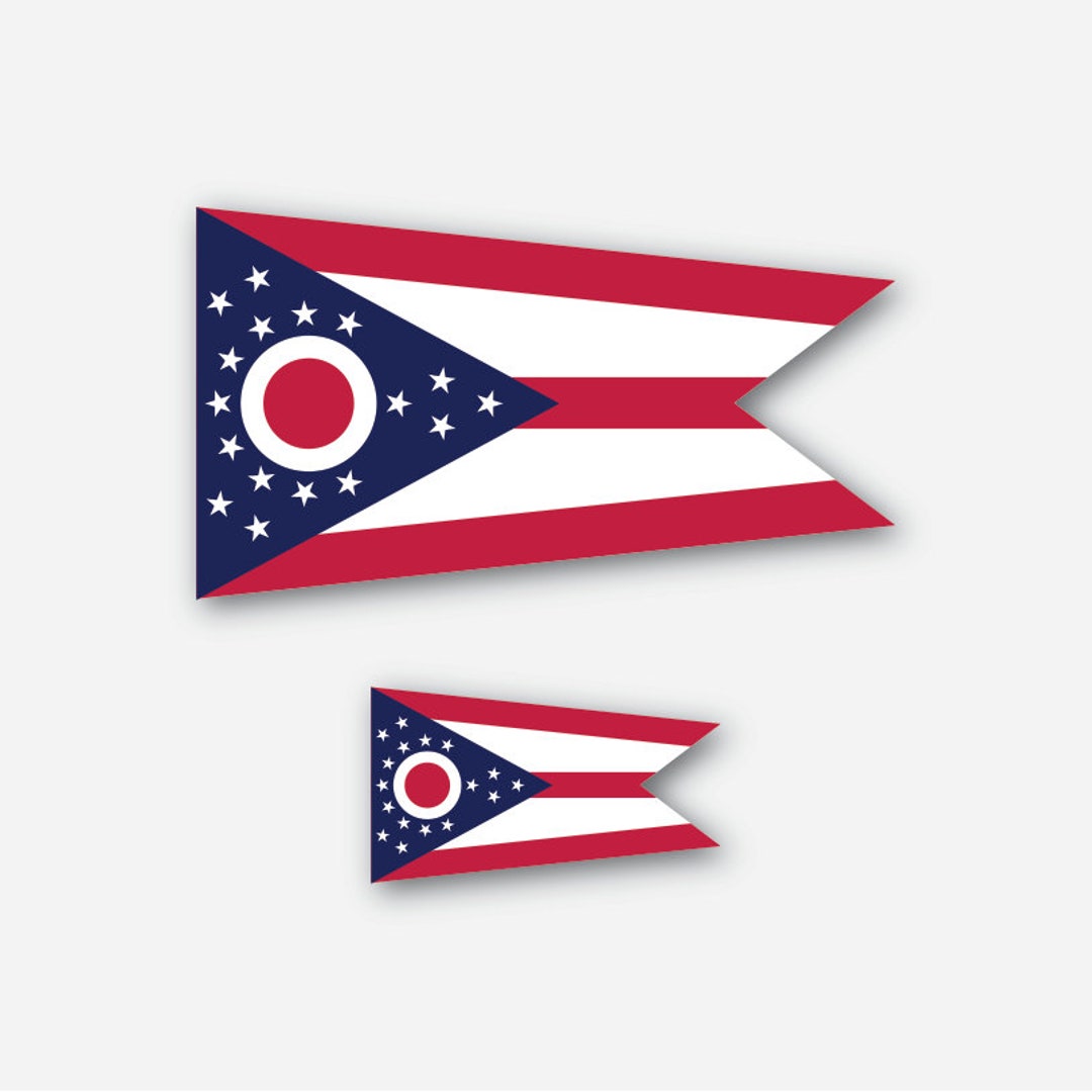 Ohio Flag - Sticker - Etsy