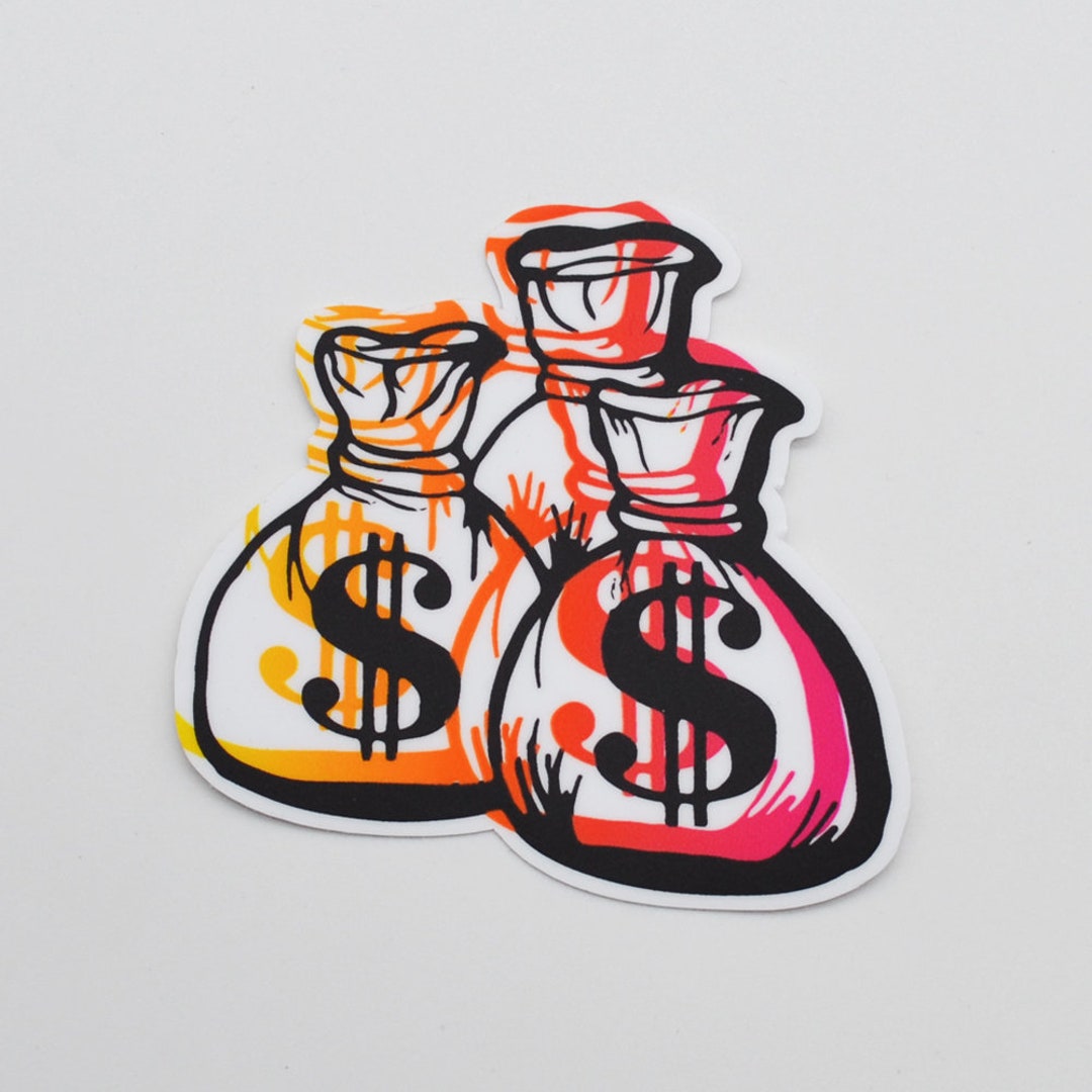 Money Bags - Sticker - Etsy