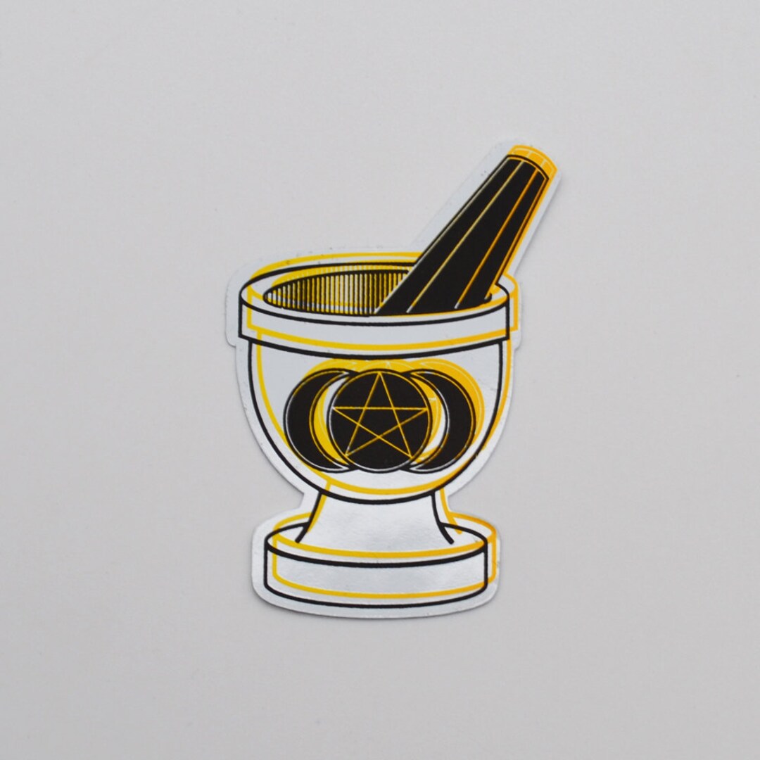 Mortar and Pestle - Sticker - Etsy