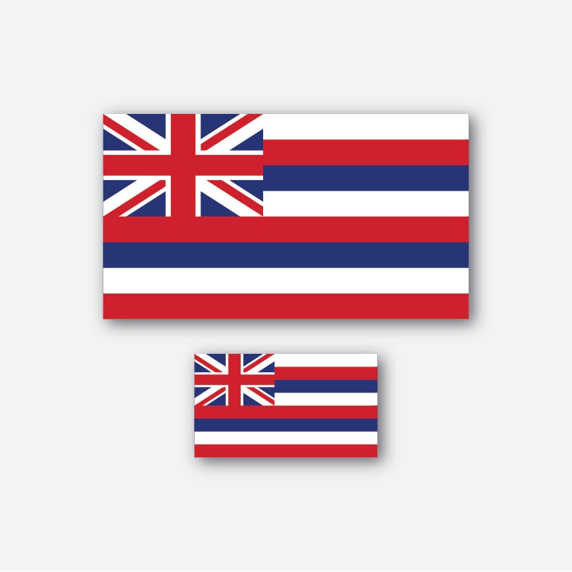 Hawaii Flag - Sticker - Etsy