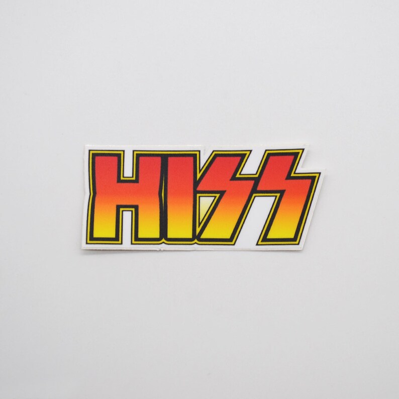 HISS Band Logo - Sticker - Etsy