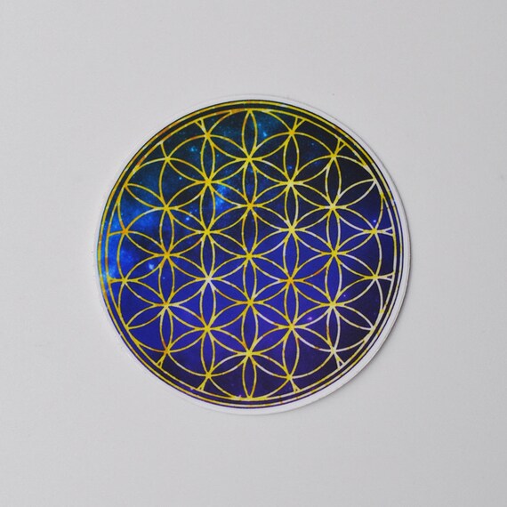 Flower of Life Sticker - Etsy