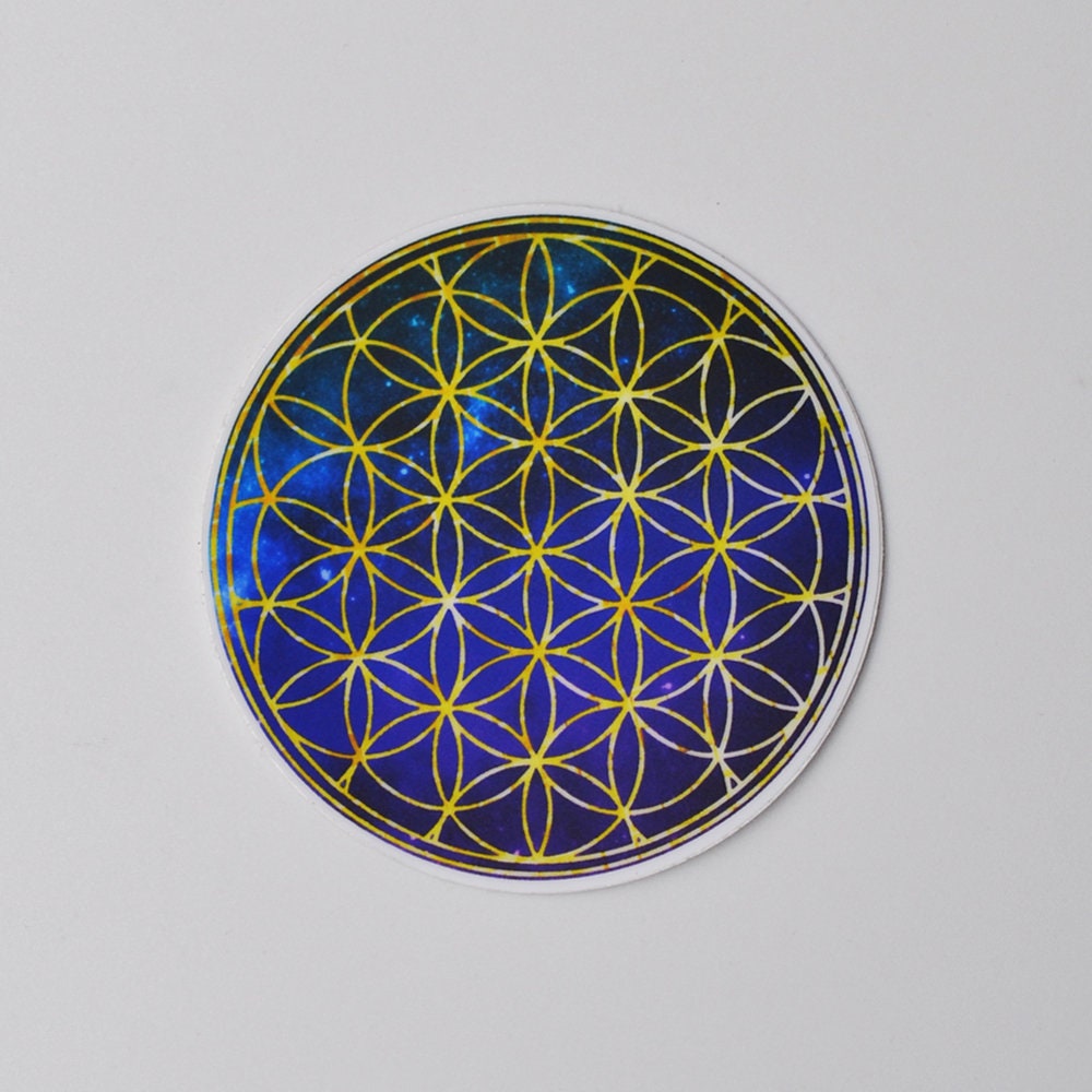 Flower of Life Sticker - Etsy