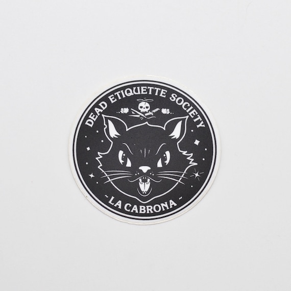 La Cabrona Dead Etiquette Society Sticker - Etsy