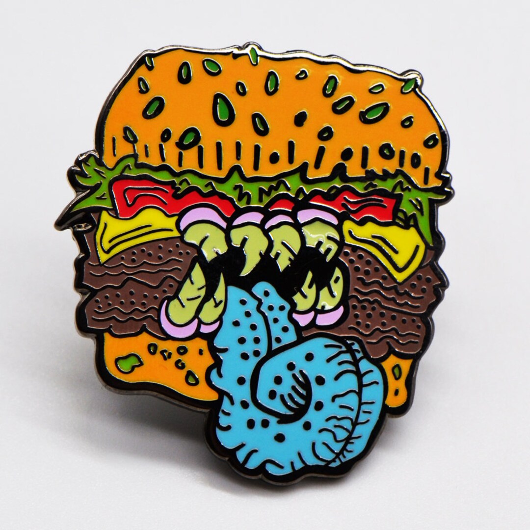 Zombie Burger -enamel Pin - Etsy