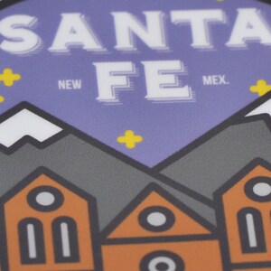 Santa Fe Retro - Sticker - Etsy