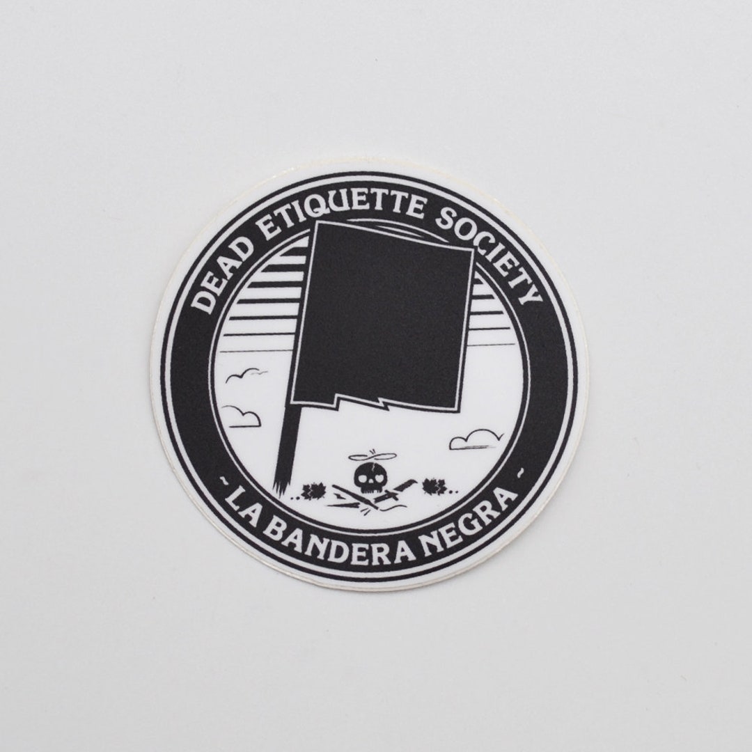 La Bandera Negra Dead Etiquette Society - Sticker - Etsy