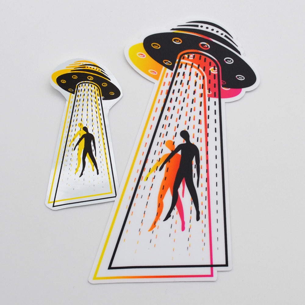 Alien Abduction Beam Sticker - Etsy