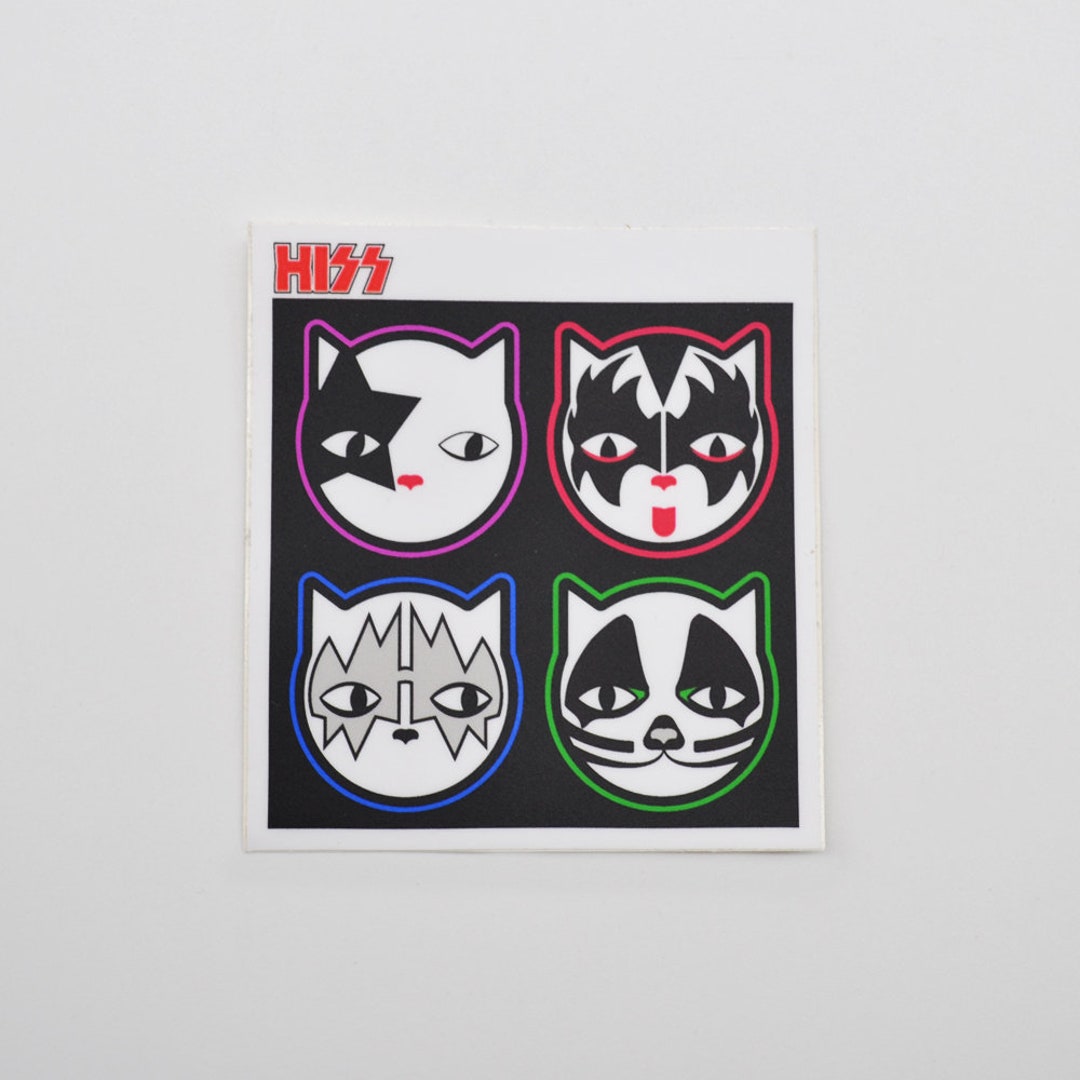 Hiss set of Four Sticker Pack - Etsy