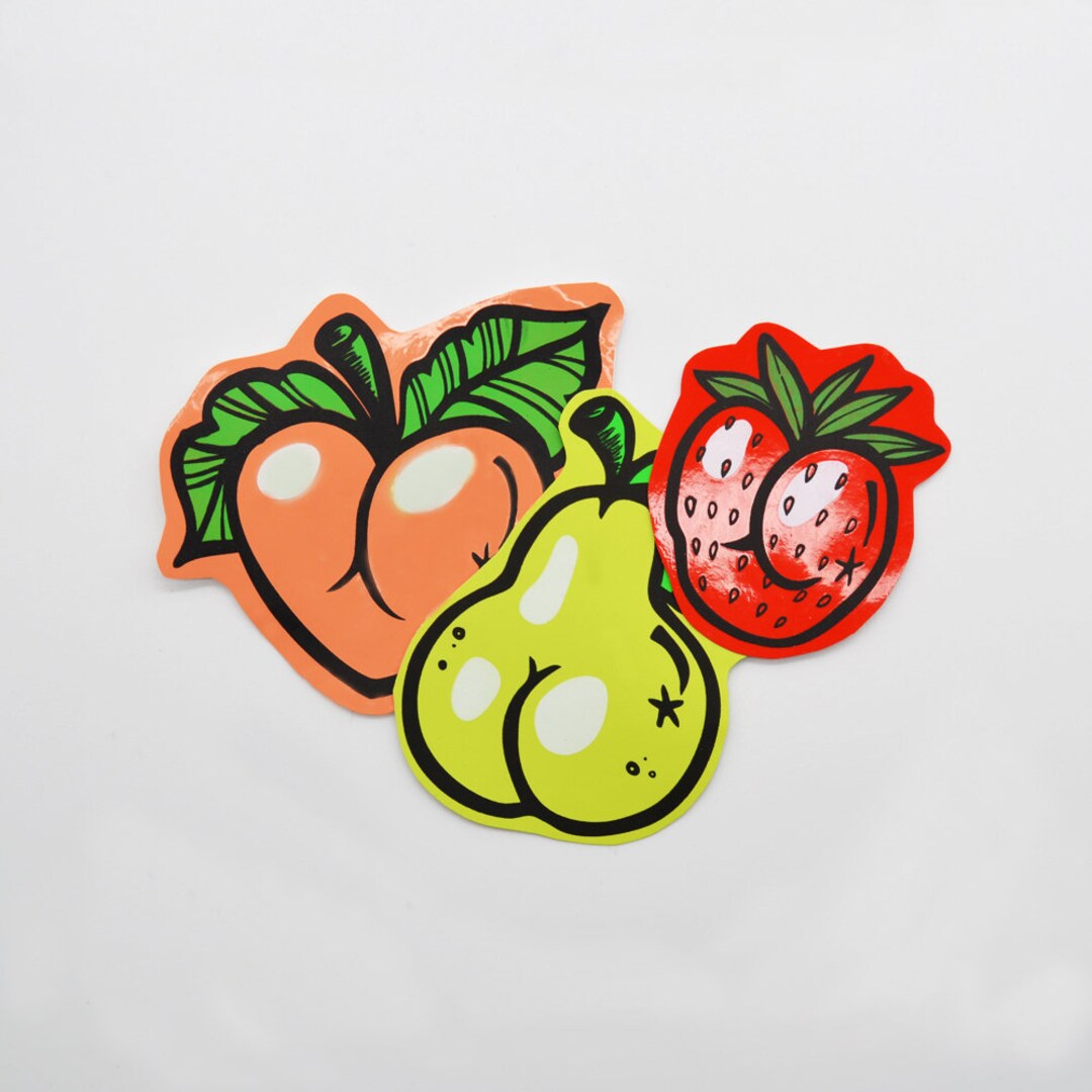Eachy's Fruit Butts - Sticker Pack - Etsy