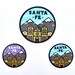 Santa Fe Retro - Sticker - Etsy