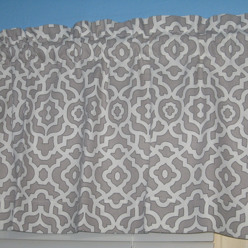 Grey Valance - Etsy