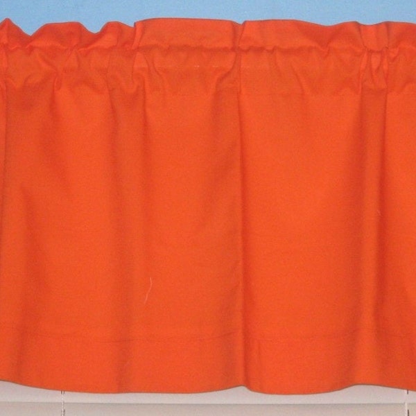 Orange Valance - Etsy