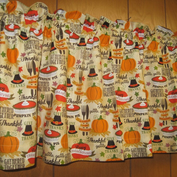 Orange Valance - Etsy