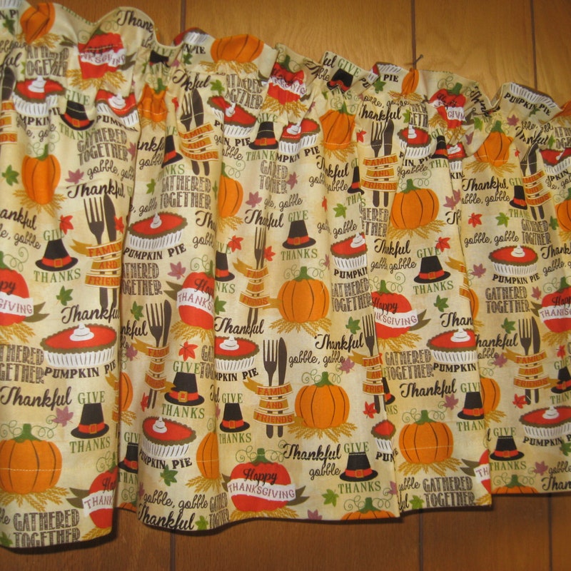 Orange Valance - Etsy