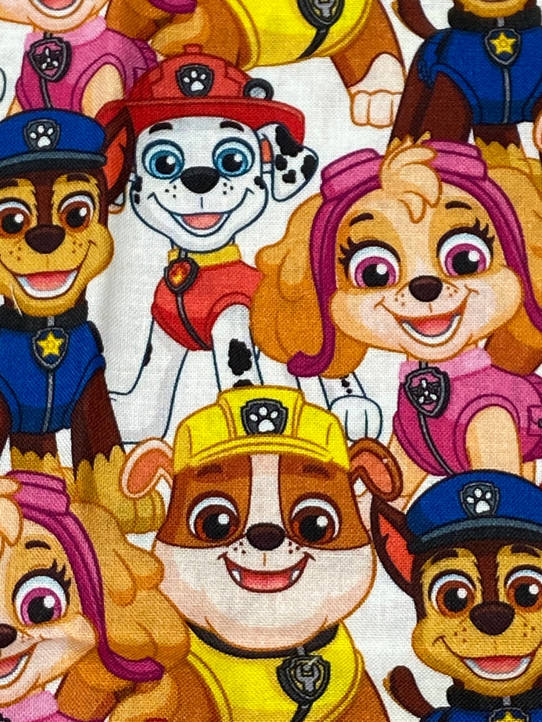 Paw Patrol Cotton Fabric By The Yard Fat Quarter Etsy