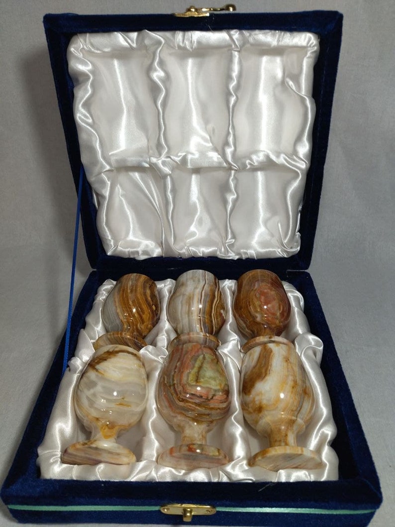 Marble Wine Glasses. Onyx Goblets - Etsy