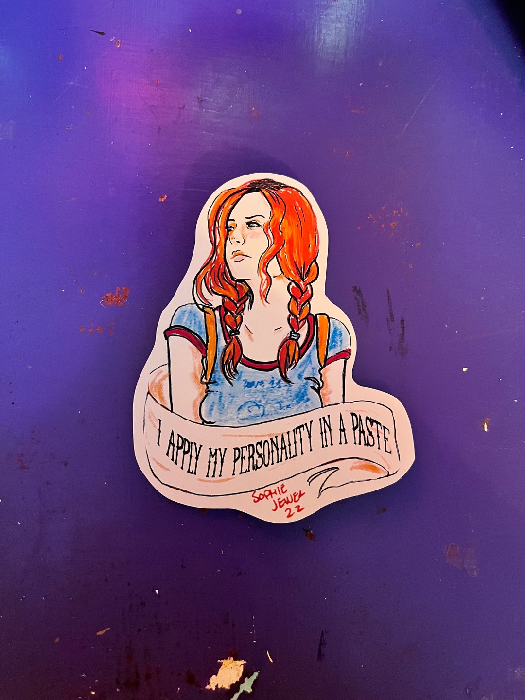 Clementine Sticker - Etsy