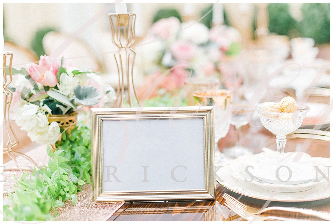 Horizontal Table Number Card Mockup Stock Photo for Stationers - Etsy