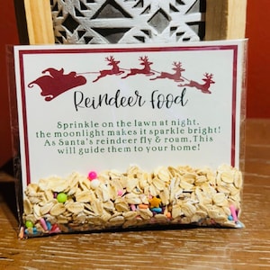 Magic Reindeer Food, Santas Reindeers, Food for Santas Reindeers - Etsy