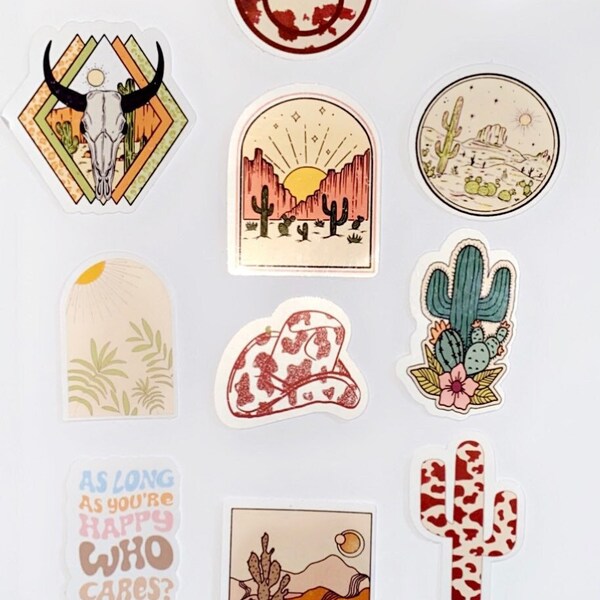 Western Stickers - Etsy