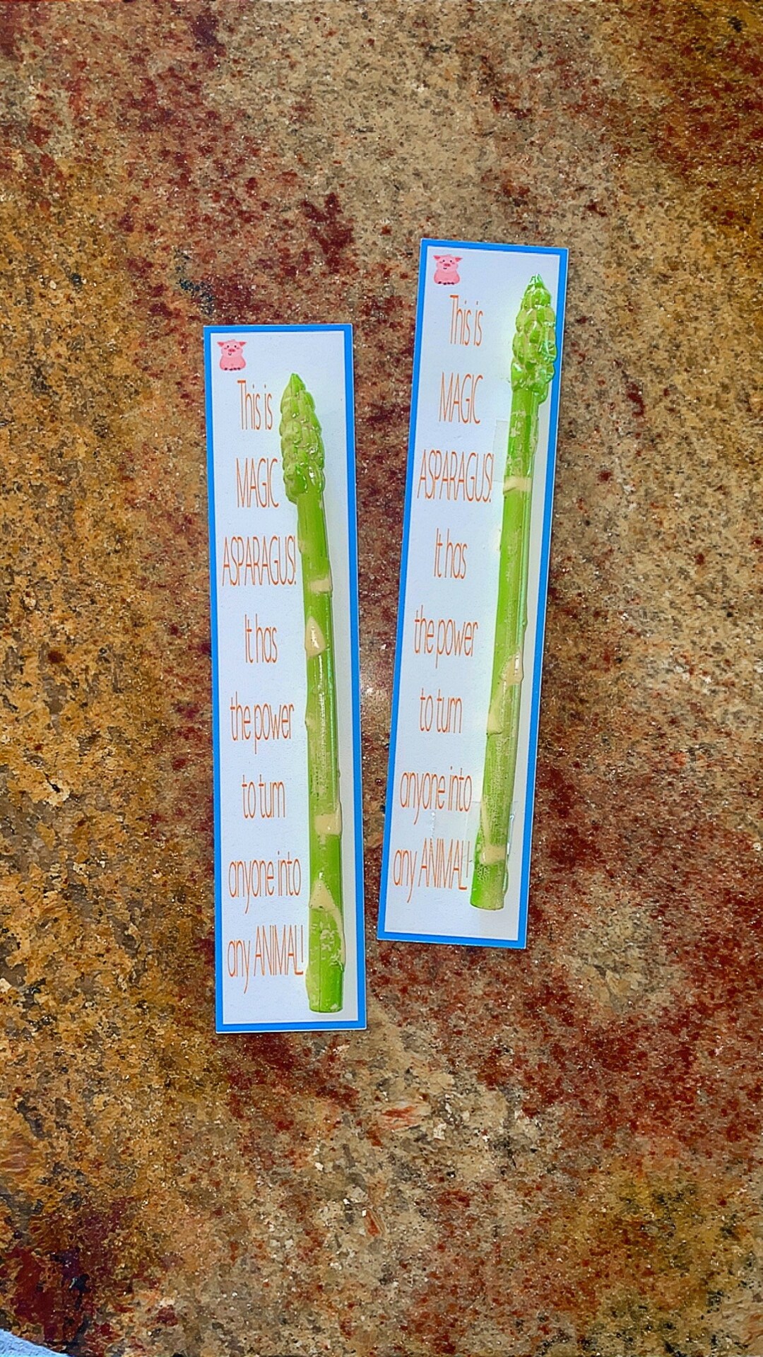 Physical Item Magic Asparagus Party Favor, Party Favor - Etsy