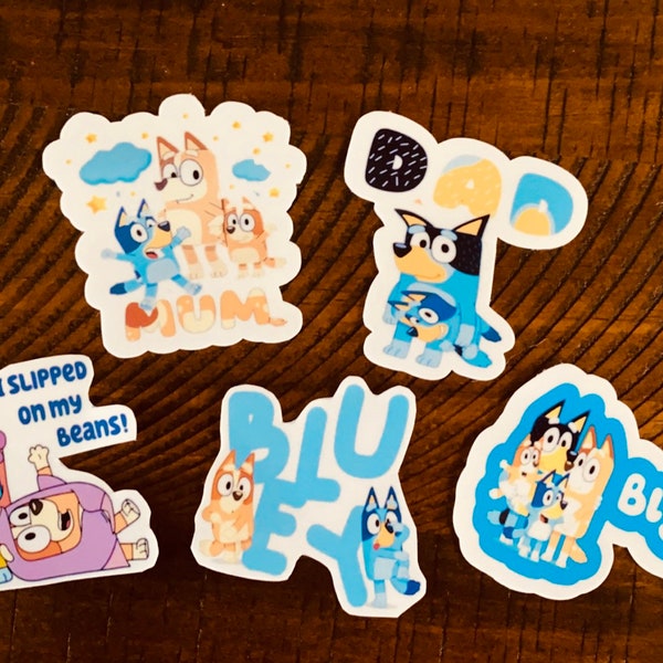 Bluey Stickers - Etsy