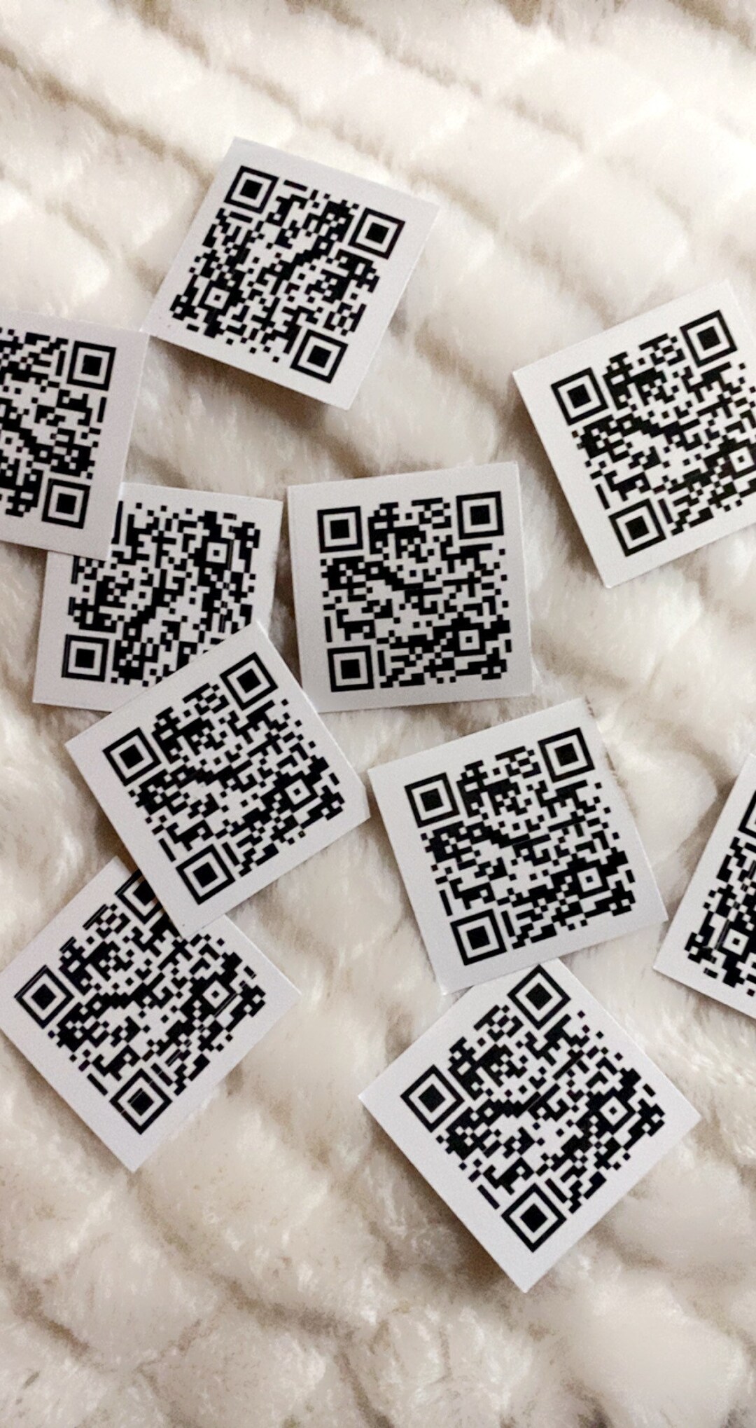 Custom QR Code Stickers. QR Codes Make Your Own QR Code - Etsy