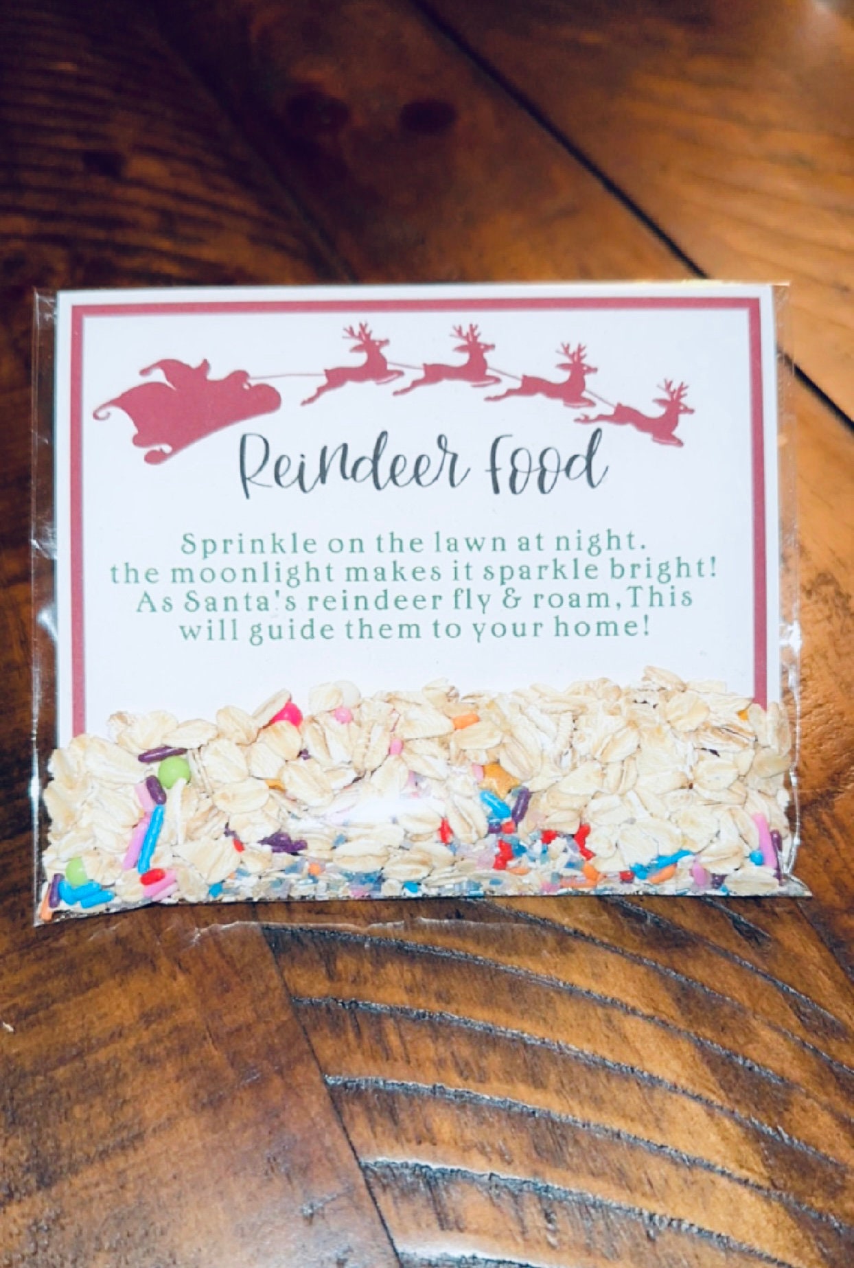 Magic Reindeer Food, Santas Reindeers, Food for Santas Reindeers - Etsy